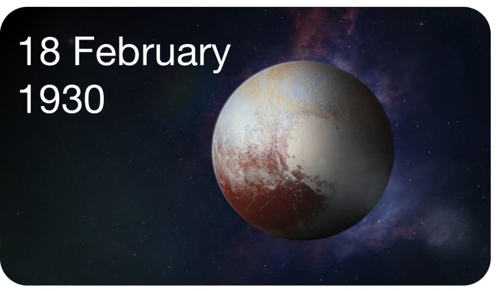 Happy Discovery Birthday Pluto